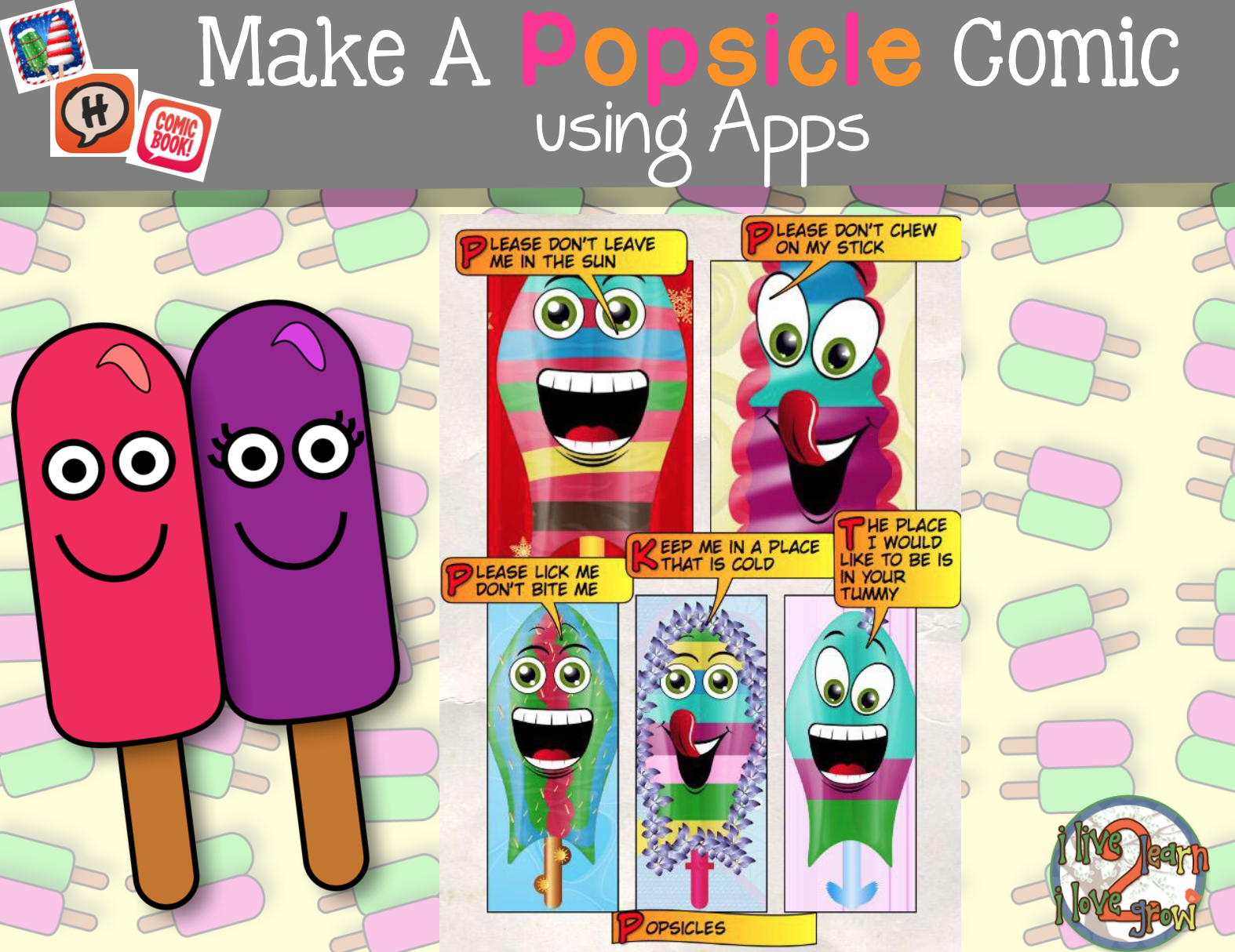 Popsicle Comics Using Apps - Goodwinnovate