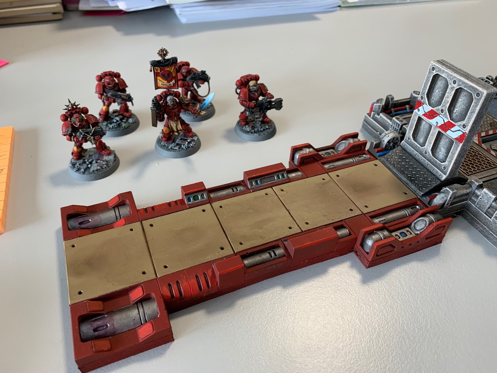 Ekfud's Daemonbanes: Space Hulk board tiles in action (with terminator ...