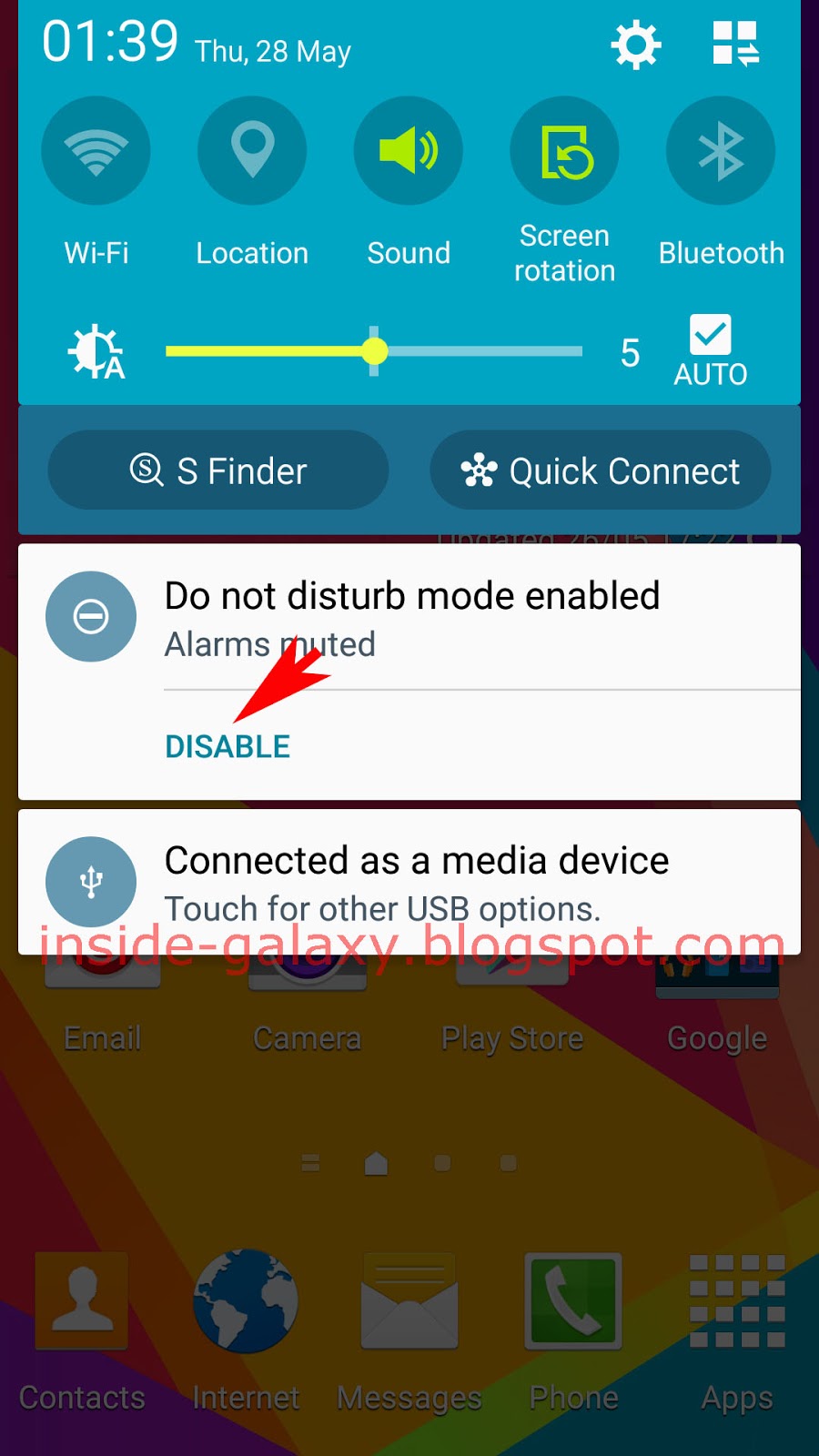 Inside Galaxy Samsung Galaxy S5 How To Manually Turn Off Do Not inside-galaxy-samsung-galaxy-s5-how-to-manually-turn-off-do-not