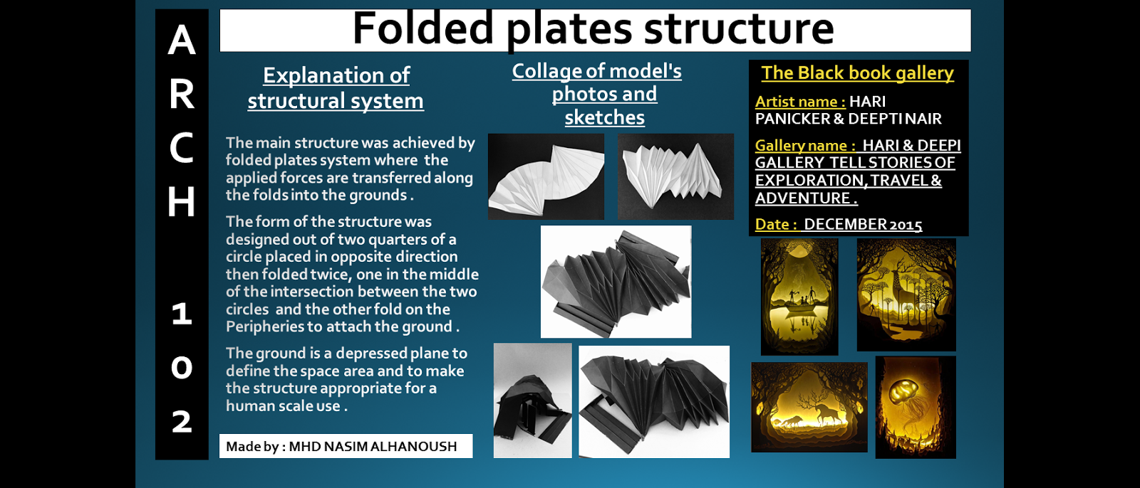 folded plate structure