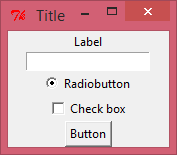 Python27: Building a Simple TKinter GUI