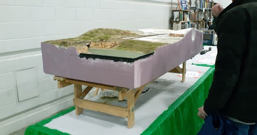 Modeling Maine in Narrow Gauge: Styrofoam Layout Base