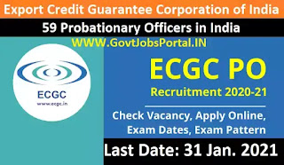 ECGC PO Notification 2021 Full Detail ( Export Credit Guarantee ...