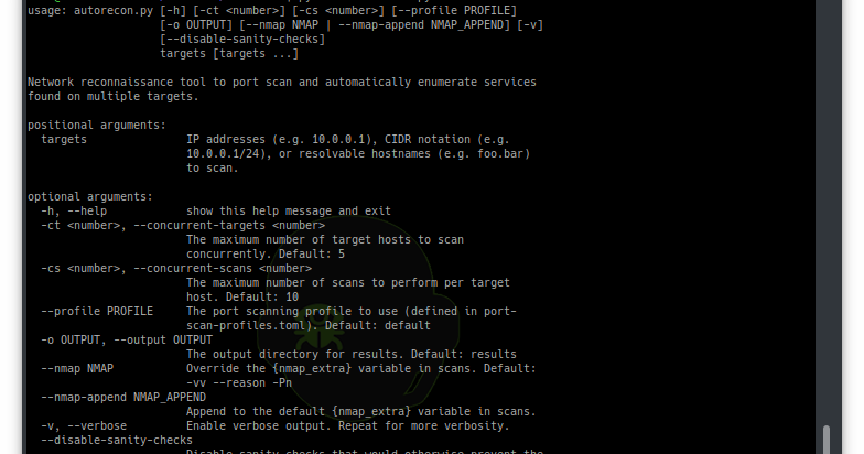 Autorecon - Multi-Threaded Network Reconnaissance Tool Which Performs Automated Enumeration Of ...