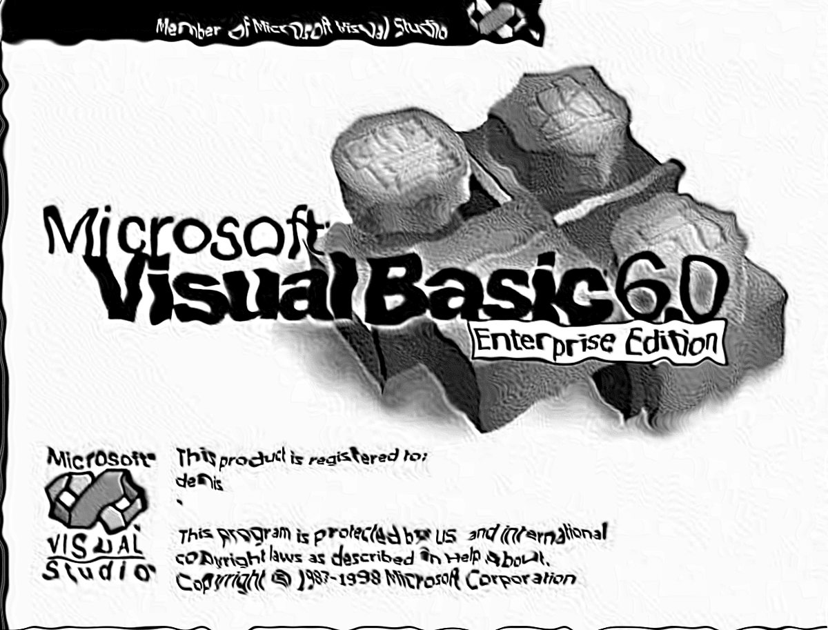 Visual Basic 6.0 - Superior Source Code: Visual Basic 6.0 logo edit