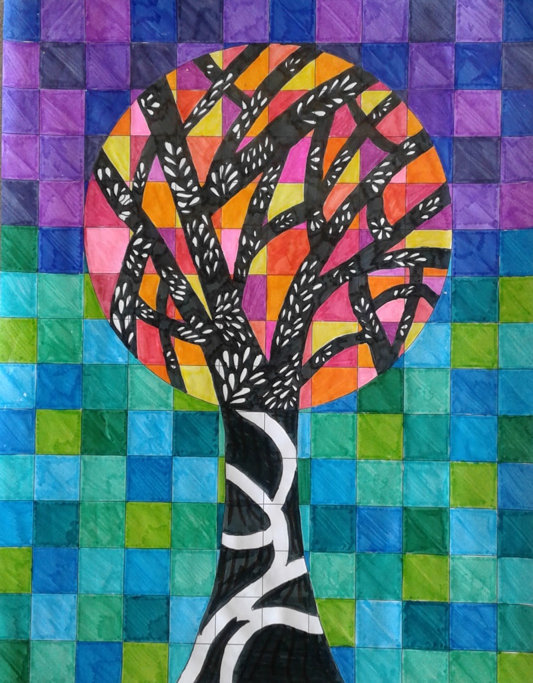 a faithful attempt: Circle Grid Tree