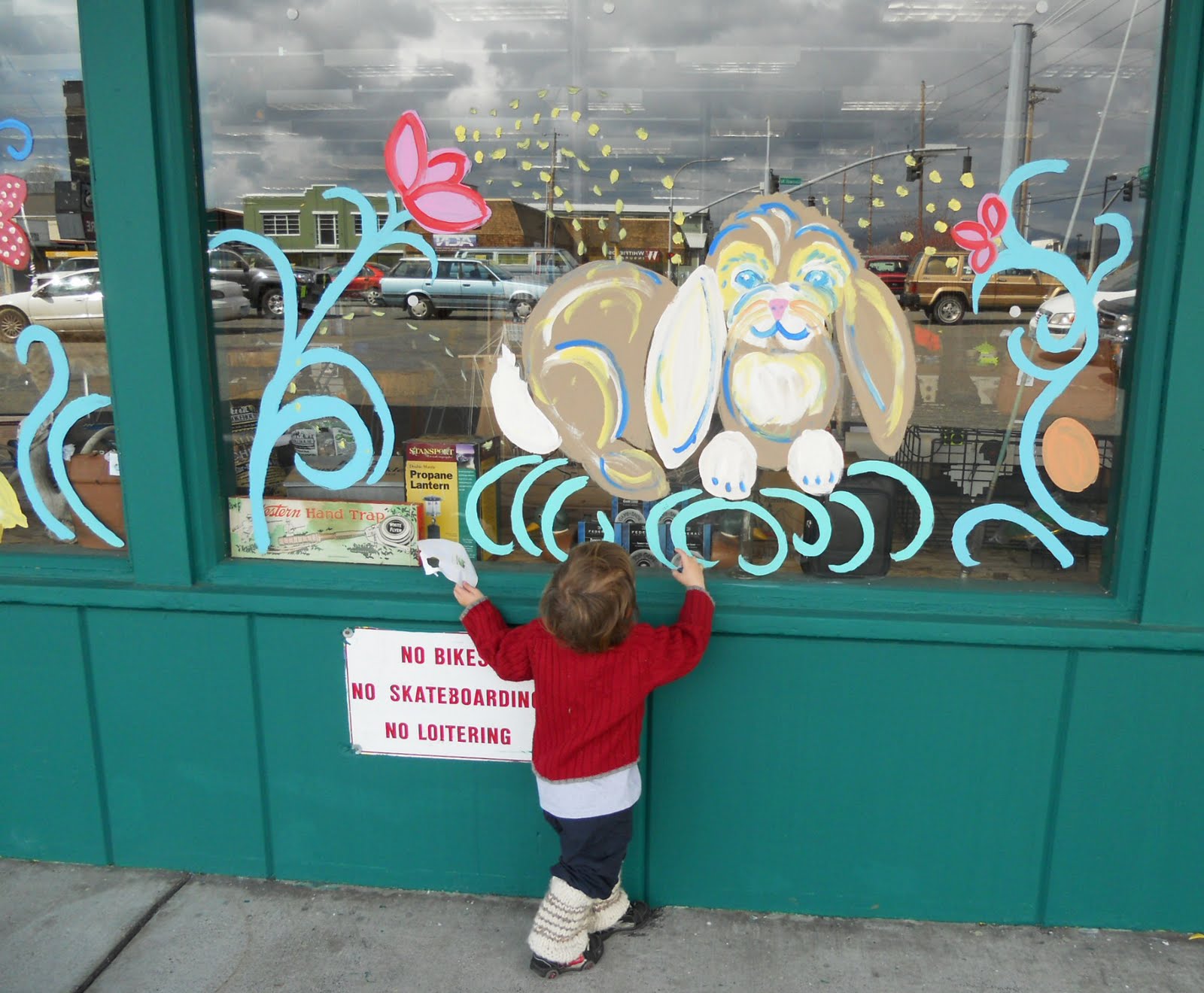 Dreamscapes: Easter Window Painting