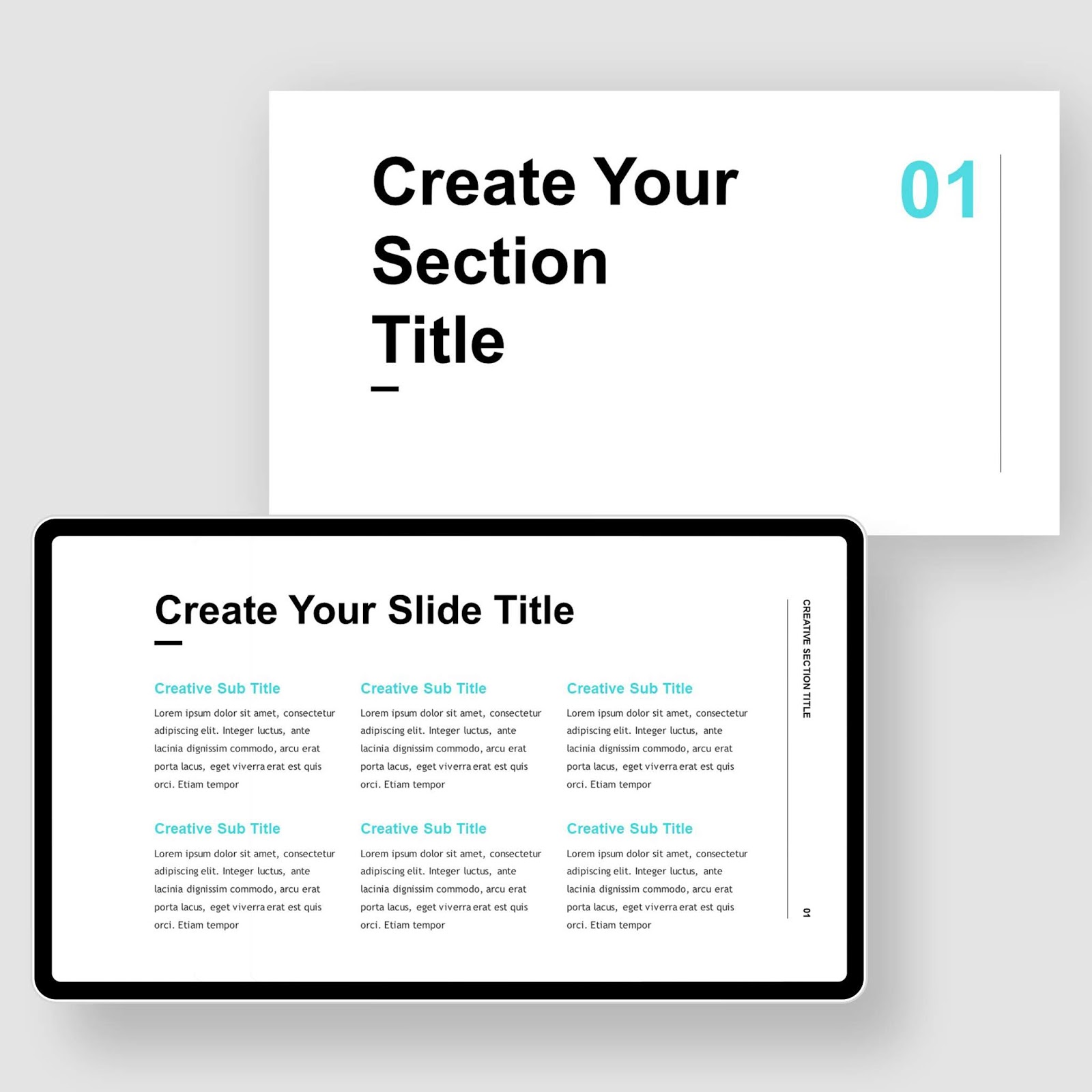 Minimal Index PowerPoint Templates - PowerPoint Free