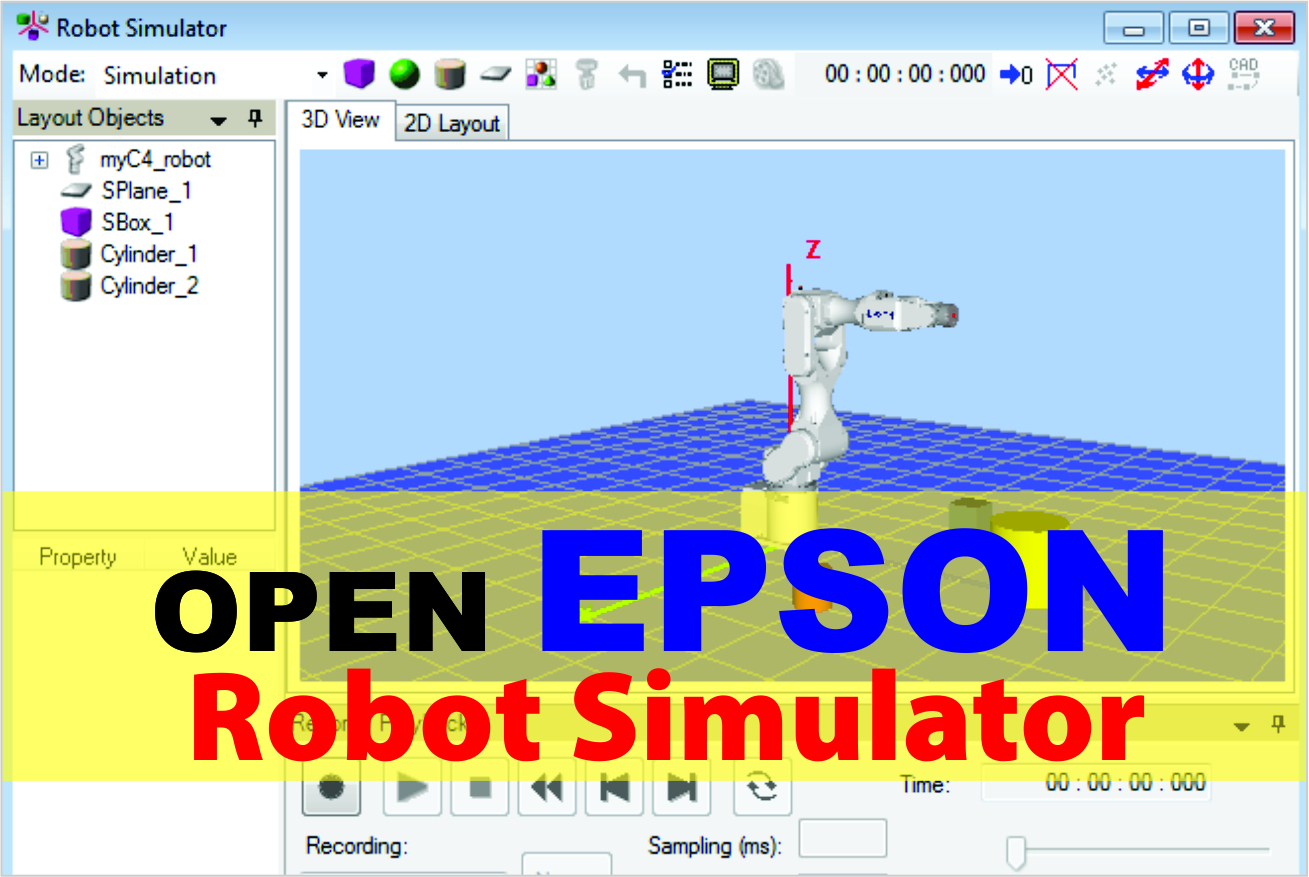 Open EPSON Robot Simulator | Robotics University