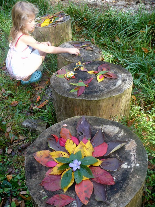 The Enchanted Tree: Autumn Leaf Art