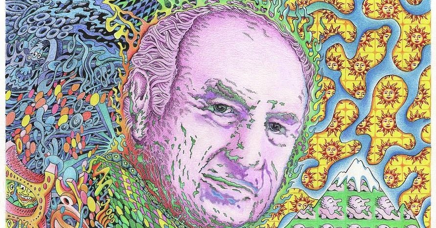 Psychedelic Art, Music and Poetry: a psychedelic man