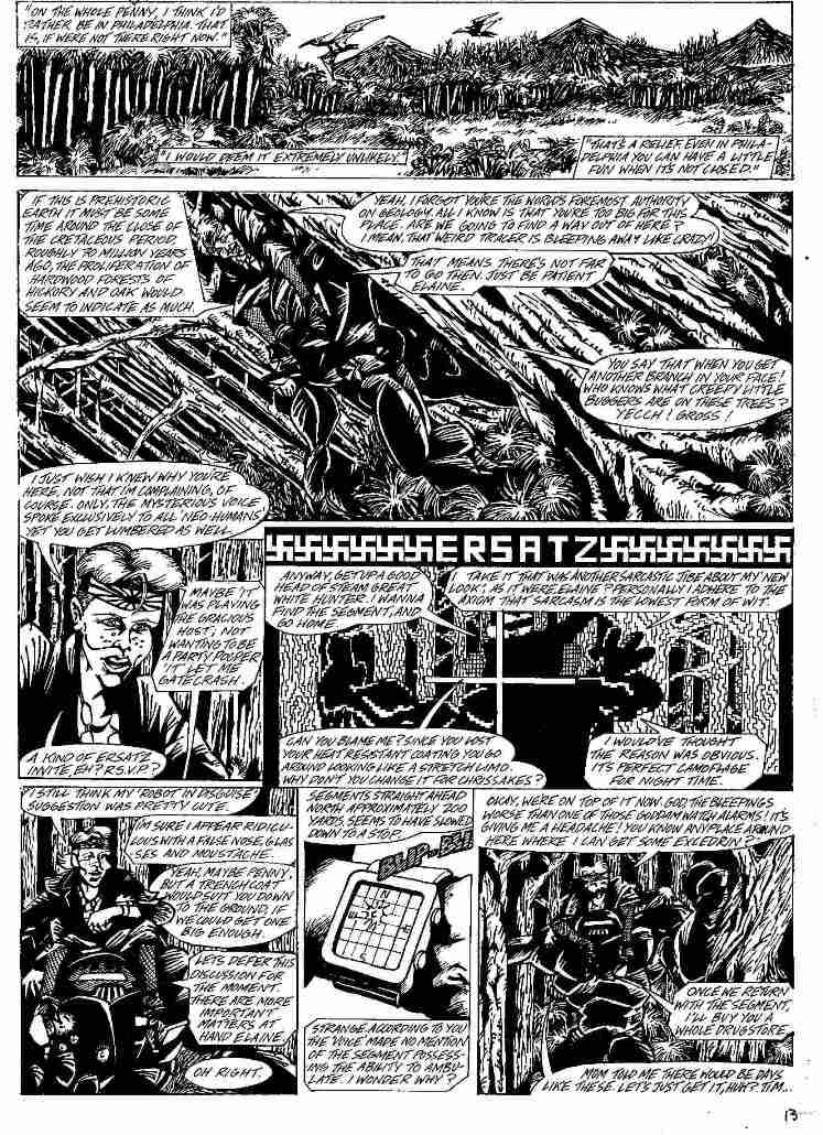 comic bits online: It Was The 1980s. The Crystal Chase Was On!