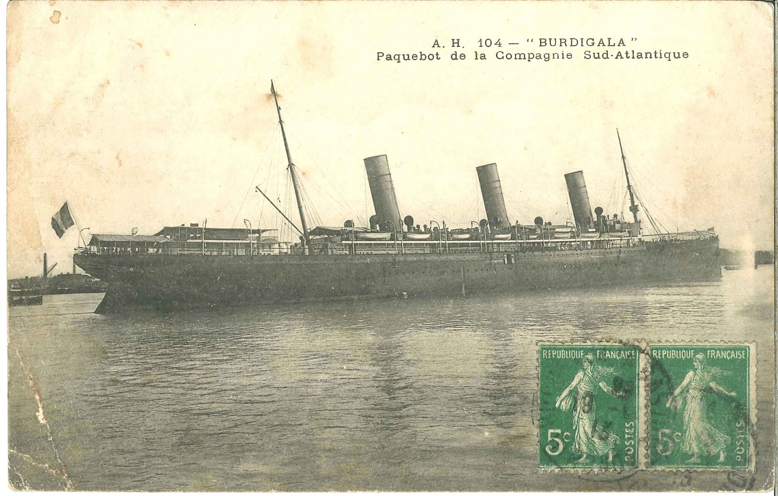 Burdigala: 100 years since the sinking of the second largest shipwreck ...