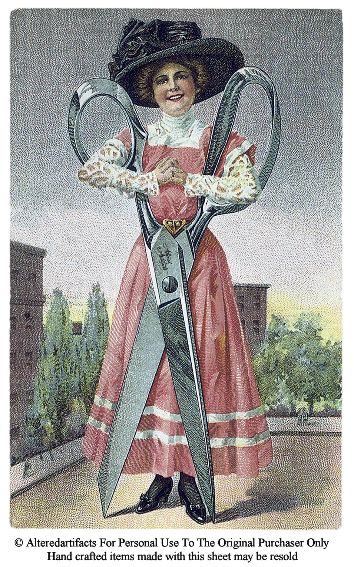 ALTERED ARTIFACTS: A Working Studio ... Free Scissor Printable