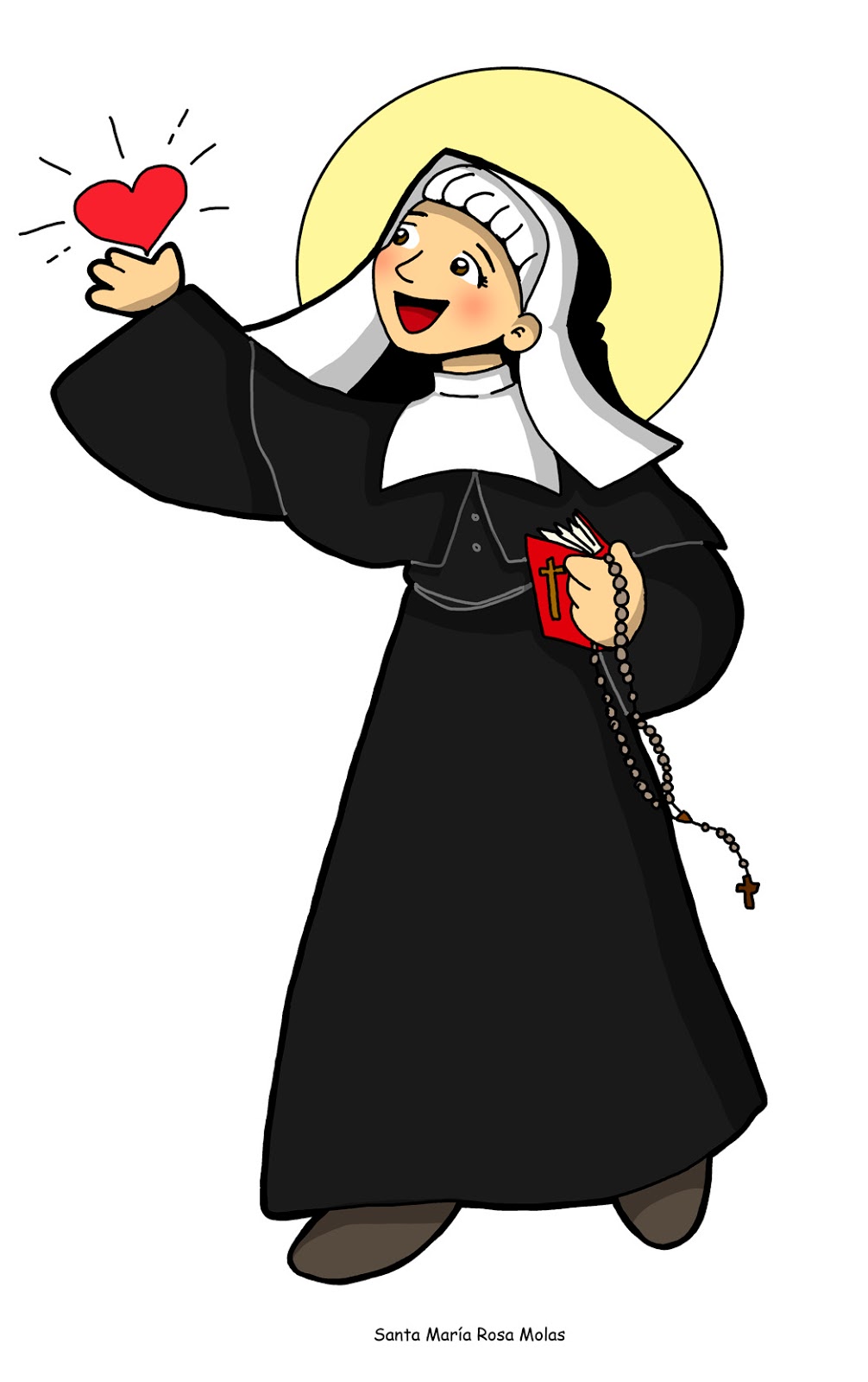 Dibujos para catequesis: SANTA MARÍA ROSA MOLAS