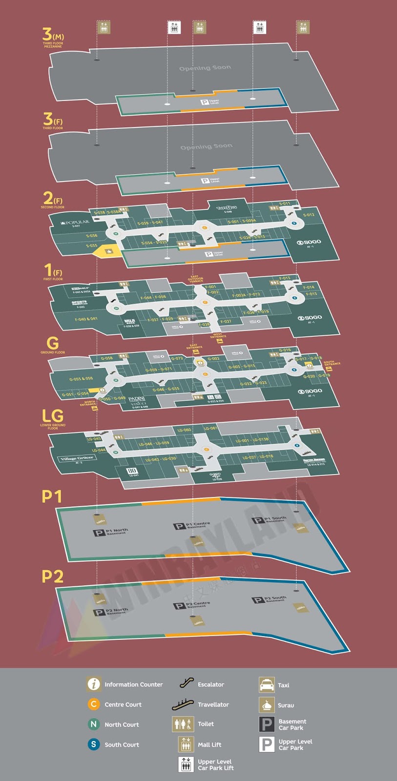 Mid Valley Southkey 4月23日开张，附上完整商店列表