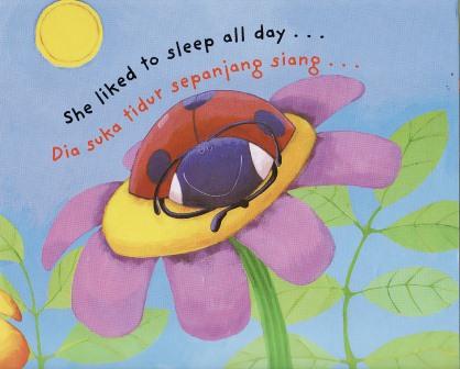 Learning English through stories: The Very Lazy Ladybird (Kepik yang ...