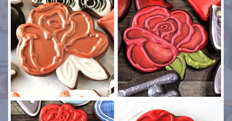How to Make the Best Decorated Rose Sugar Cookies
