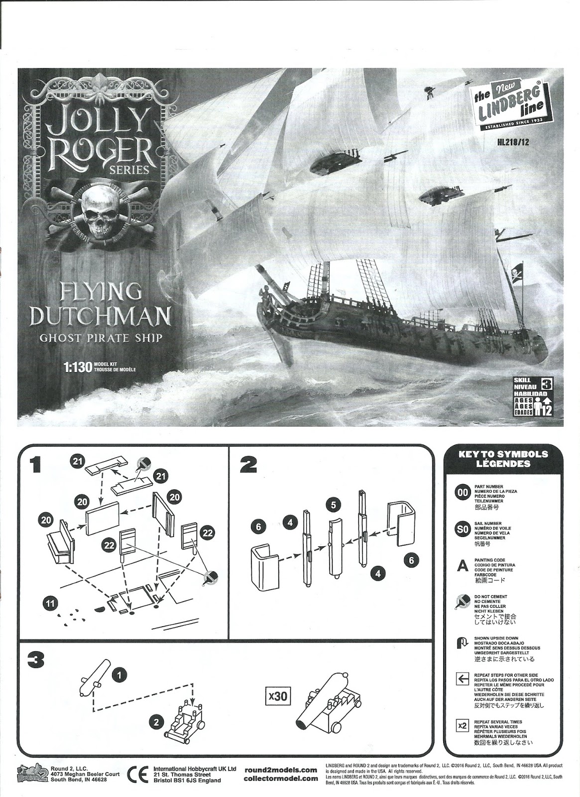 my non modeling projects: Lindberg Flying Dutchman - 1:130 scale model ...