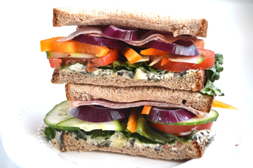Fully Loaded Ham Sandwich | The Nutritionist Reviews