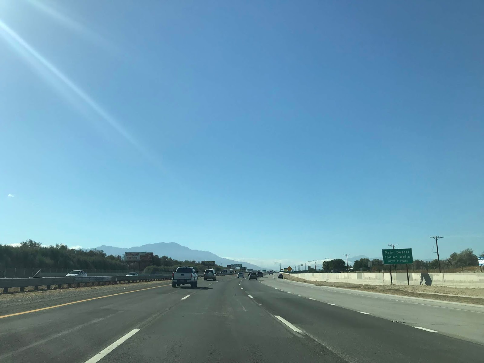 Califoooornia! (Interstate 10 west from CA 86 through Coachella Valley ...