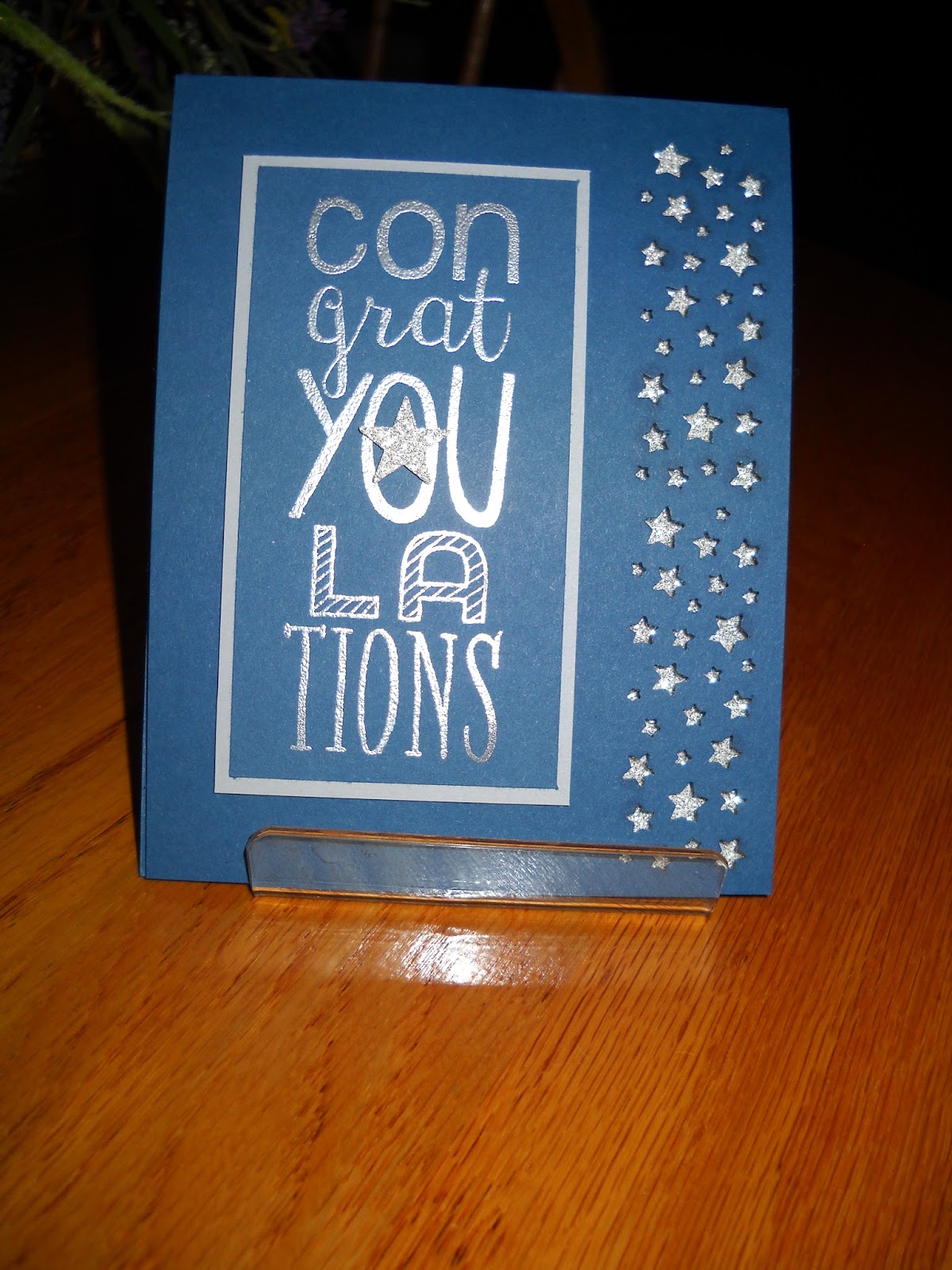 Stampin' Stylish: Congratulations Tom!