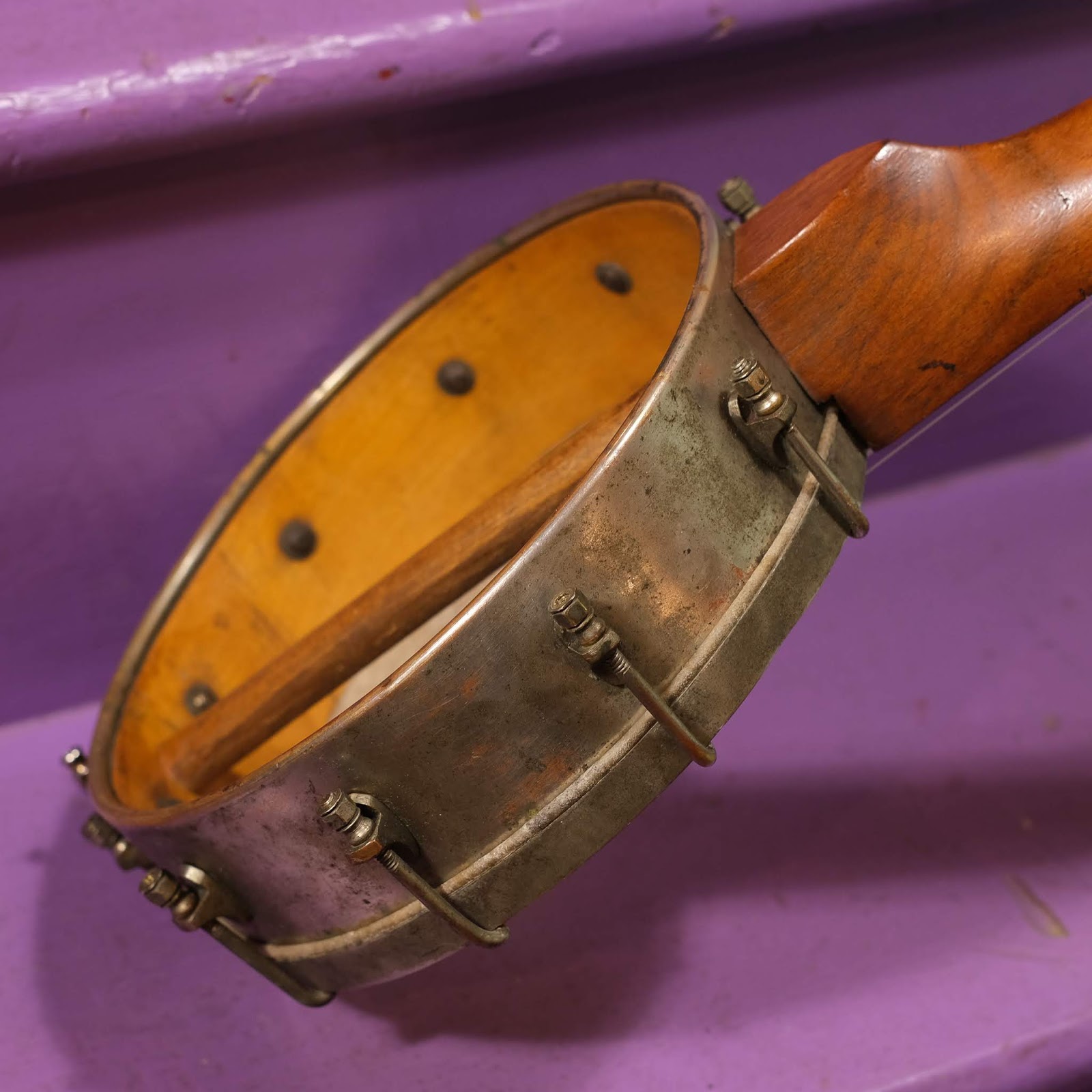 1880s Buckbee-made Tremonte 5-String Pony Banjo