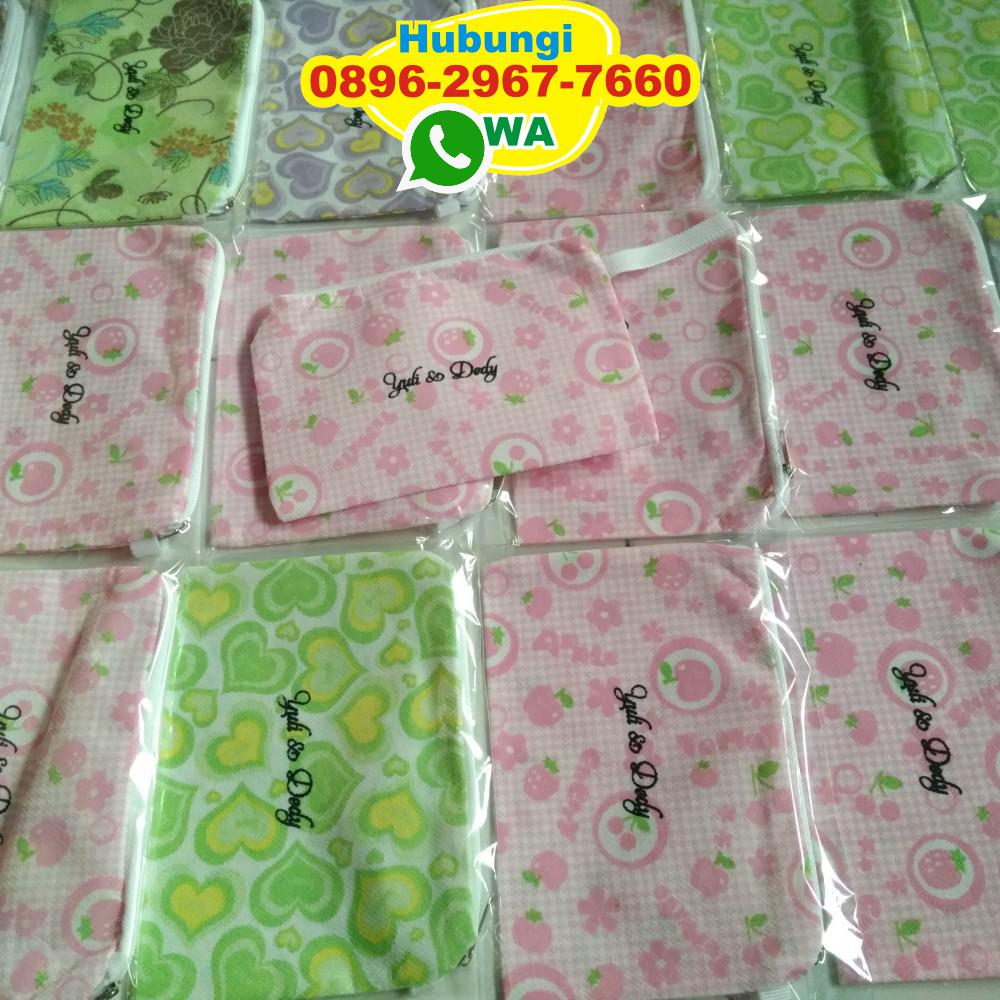 Souvenir Dompet Besar Kain Spunbond Bermotif | Souvenir Pernikahan