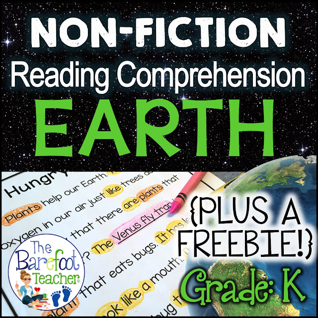 Earth Day Reading Comprehension Pack Plus a FREE DOWNLOAD | The ...