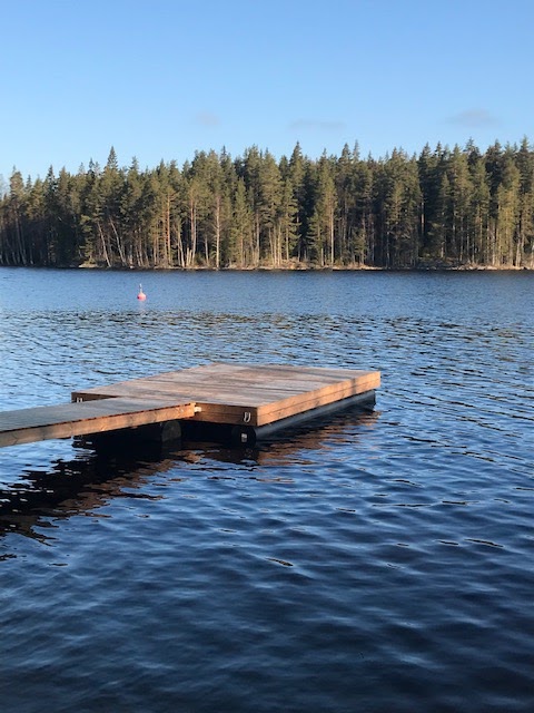 Home at beach: Mökkiprojekti: uusi laituri