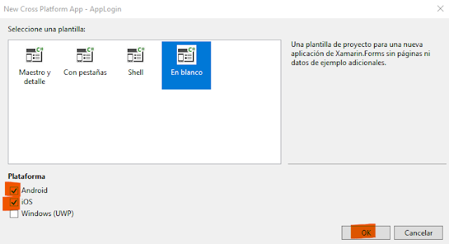 Xamarin.Forms - Login con SQLite