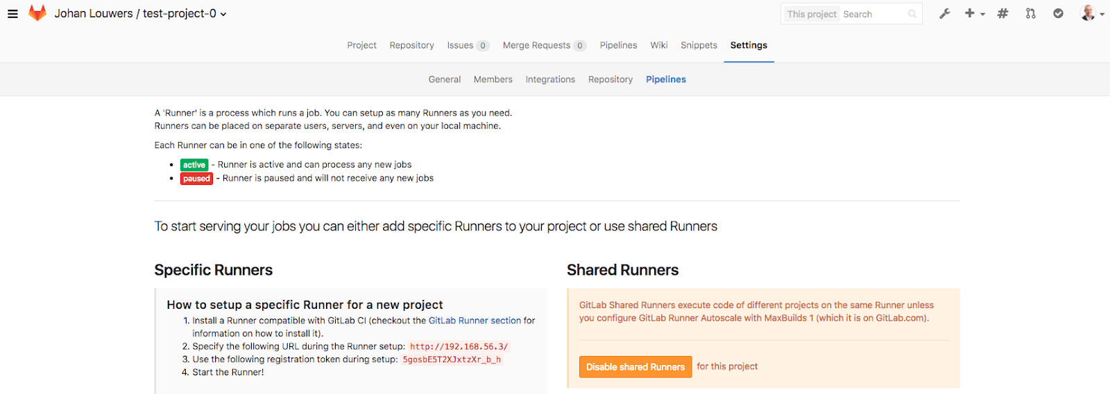 Johan Louwers Tech Blog Oracle Linux Register Gitlab Runner