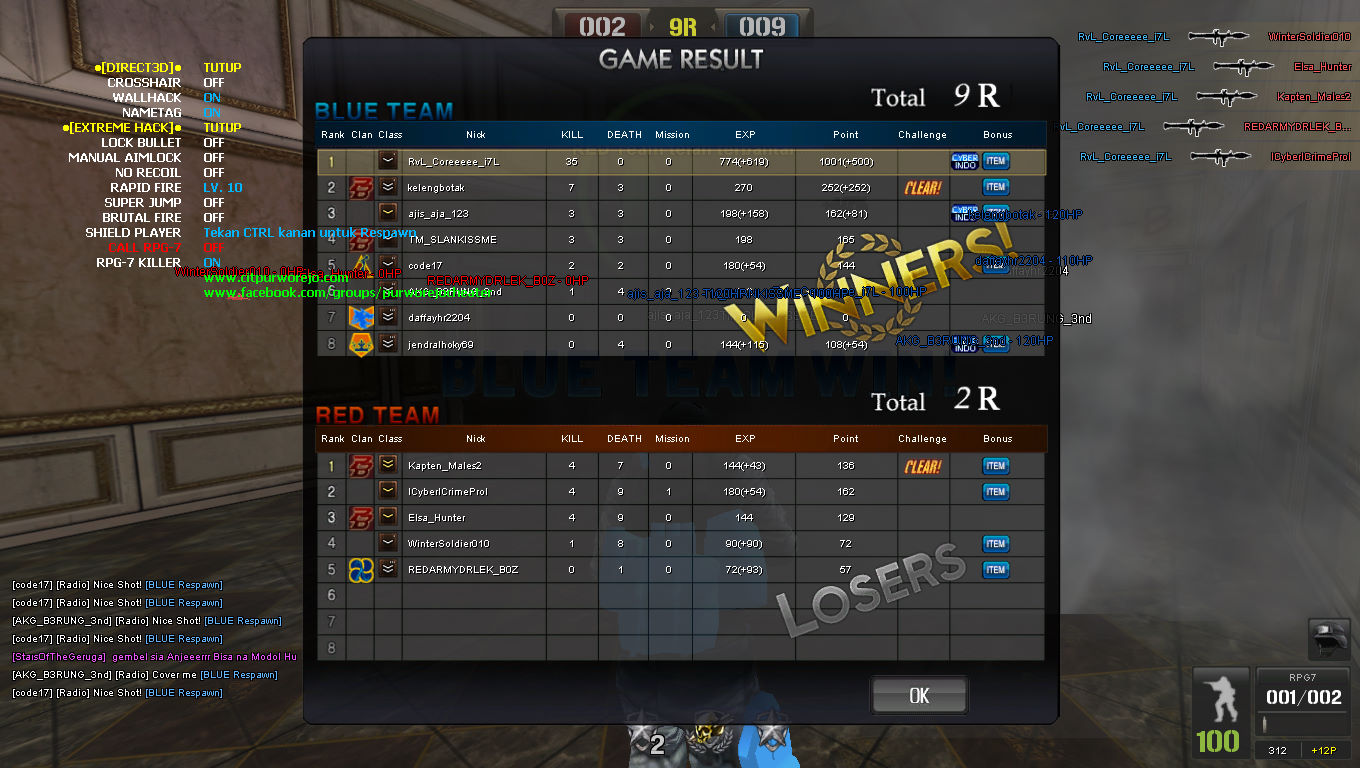 Cheat Point Blank Garena Indonesia 25 Maret 2018 #1190 - Esp Hack, Aim ...