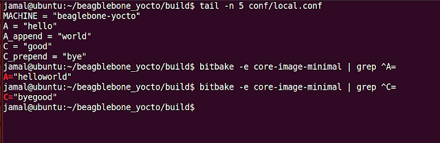 Appending and Prepending in Yocto - +=, =+ vs