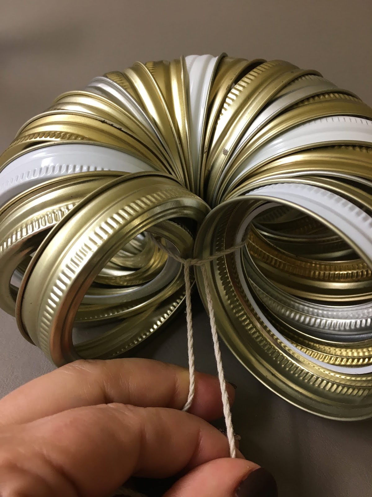 Make My Day Camp: Canning Jar Ring Pumpkin