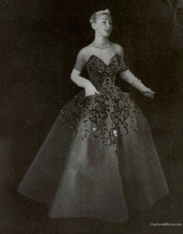 Couture Allure Vintage Fashion: Ball Gown, 1953