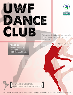 ART4990L Internship - Recreation and Sports Services: Dance Club Poster ...
