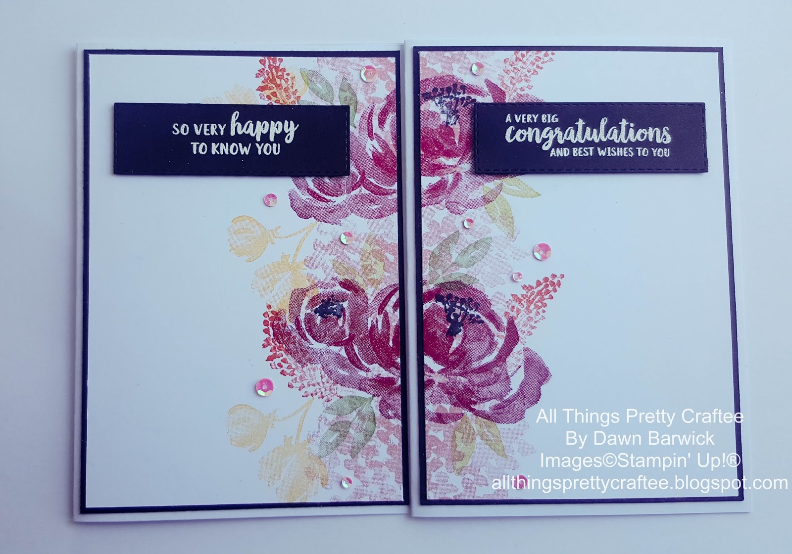 All Things Pretty Craftee: Split Card Technique