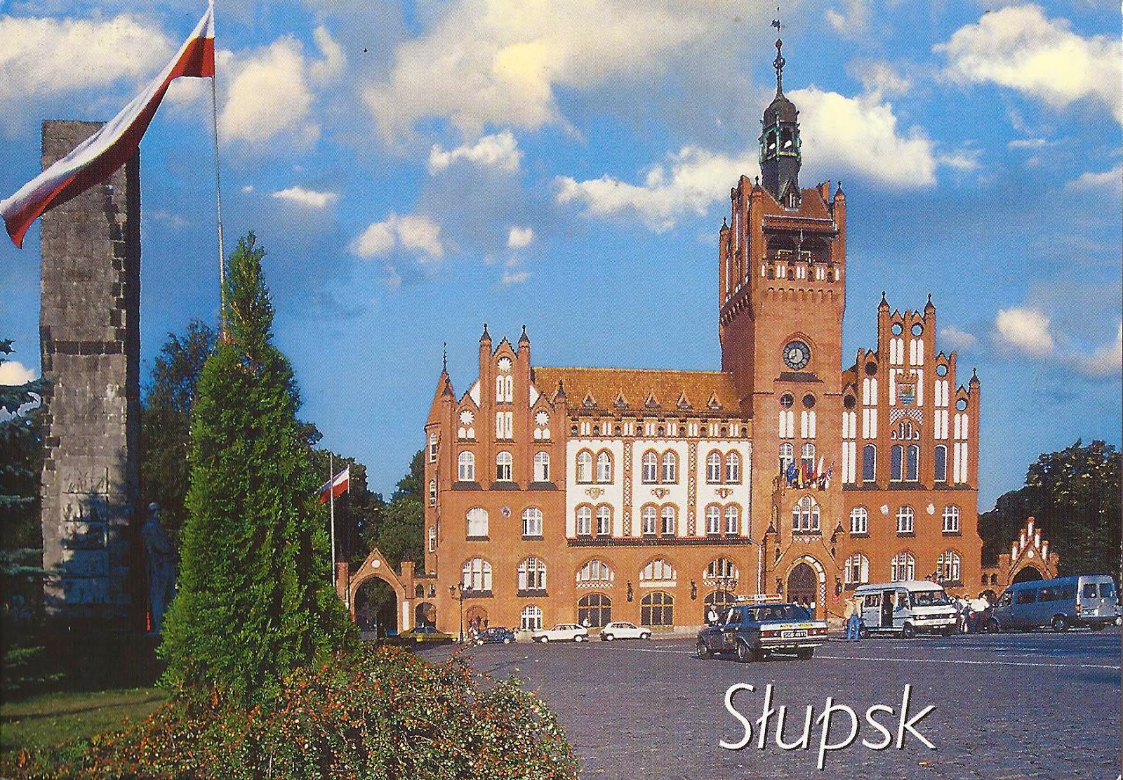 A Journey of Postcards: Słupsk Town Hall | Poland