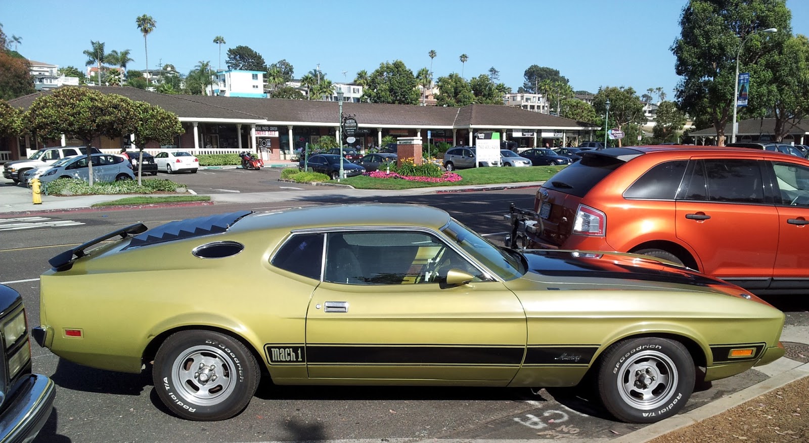 Just A Car Guy: must be a 70's mod to the Mustang, the tiny little ...