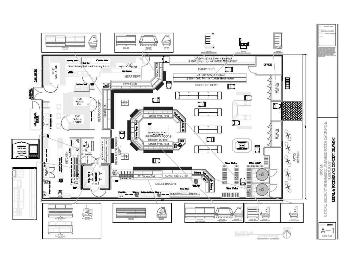 coffee shop counter layout - Interior Design