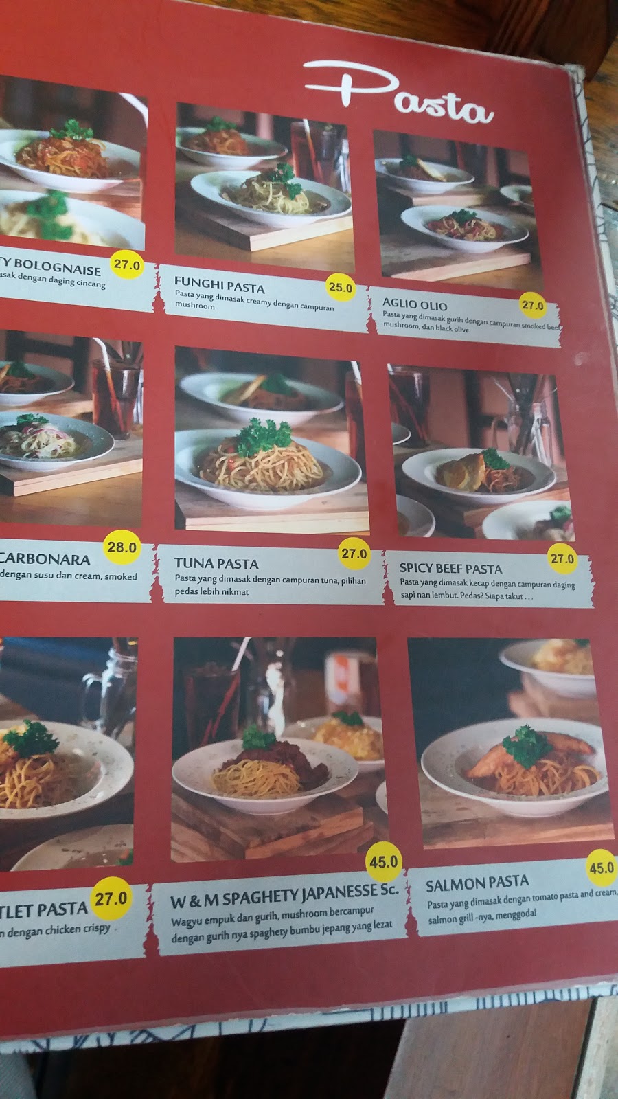 Nismut \(^_^)/: Daftar Menu Kedai Amarta Pleburan Semarang