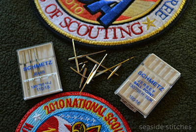 Seaside Stitches: How to Sew on Scout Patches