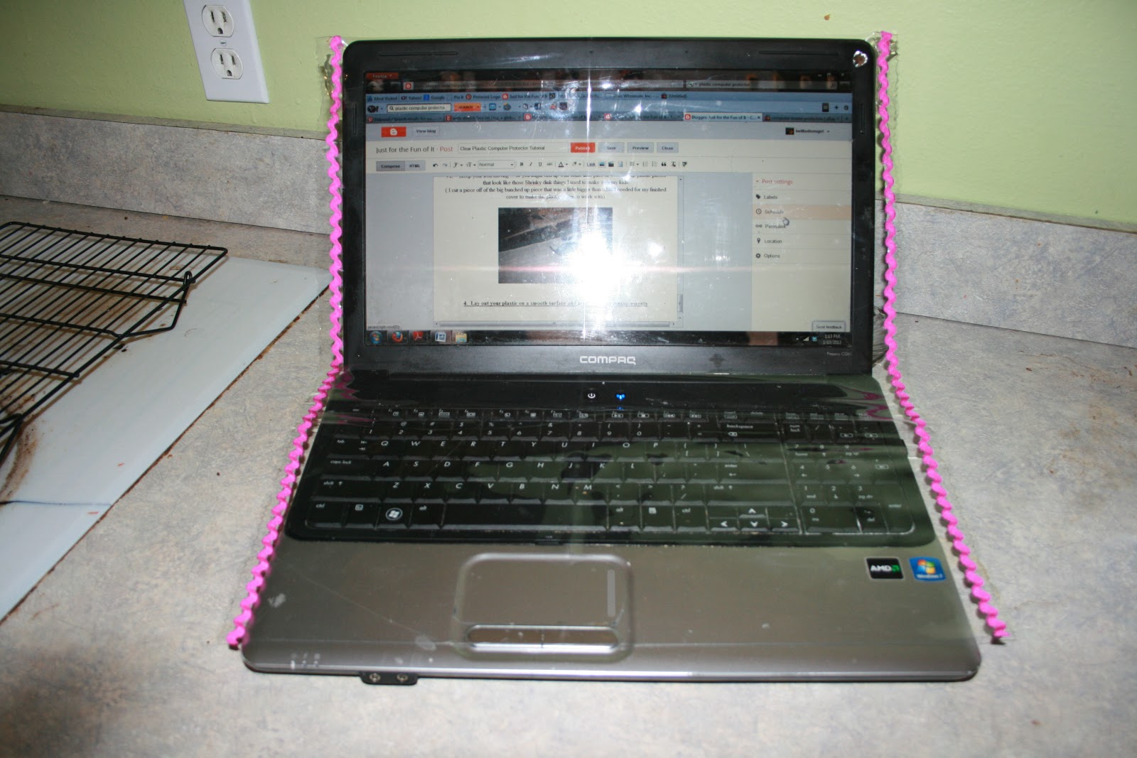 BellBottomGirl - That's Me: Computer Apron - Clear Plastic Computer ...