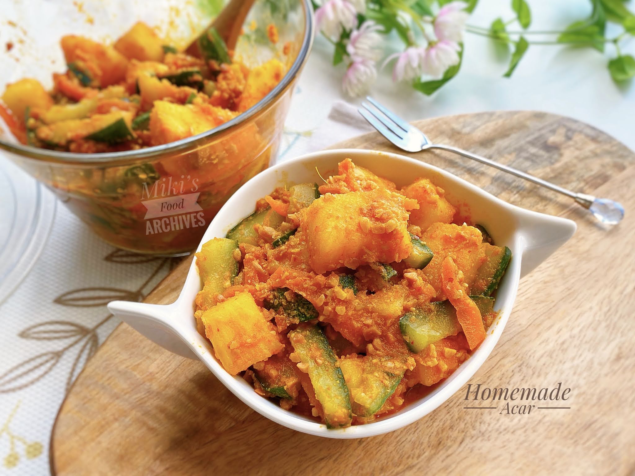 Miki's Food Archives : Homemade Achar/ Nyonya Acar 娘惹阿杂菜