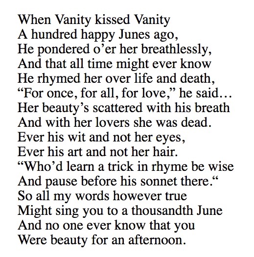 The GoFather Of Math: Scott Fitzgerald Poem About Vanity And Its Mirror ...