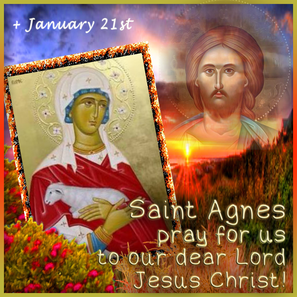 Orthodox Anthology: Saint Agnes, the little sheep of God + January 21st