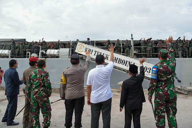 Gubernur NTB Lepas 400 Prajurit TNI Pengamanan RI-Timor-Leste