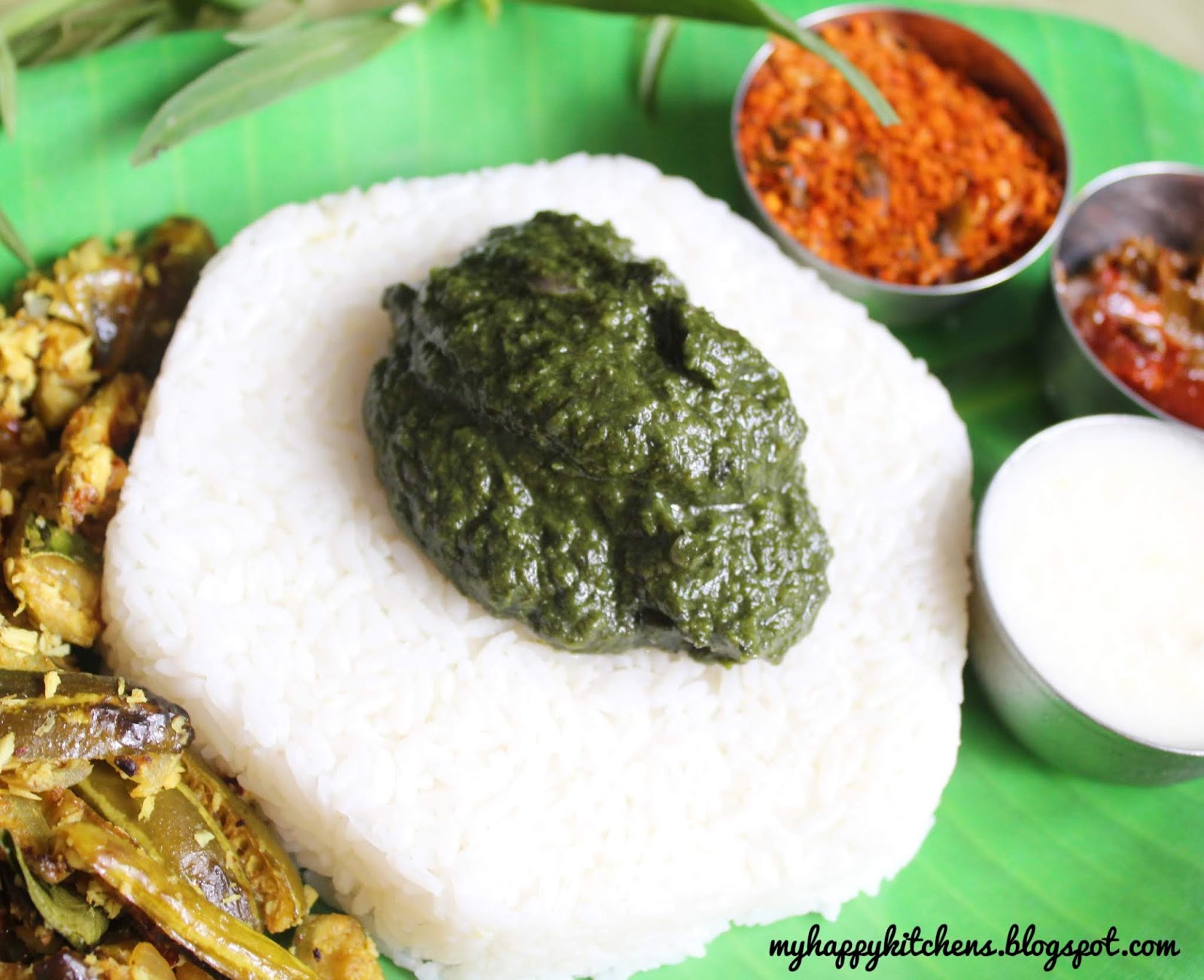 PANNAI KEERAI MASIAL / SPINACH KADAISAL