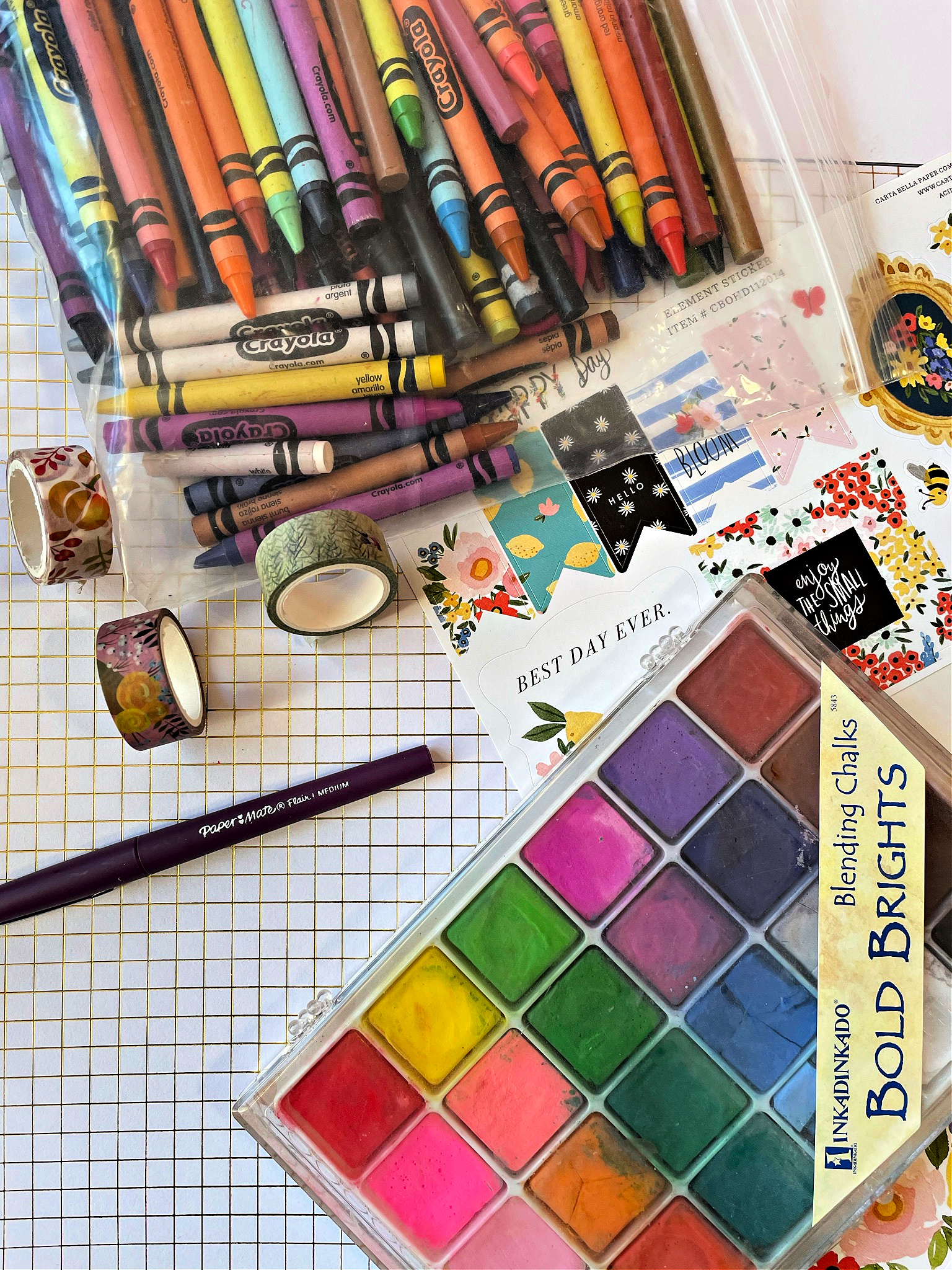 Pause Dream Enjoy: Messy Journal Page & A Little News Update